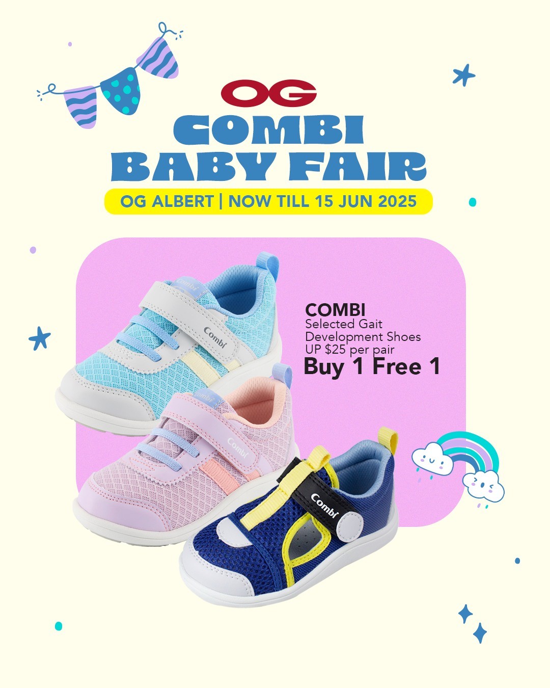 Now till 15 June 2025: OG Singapore – Combi Baby Fair Sale at OG Albert ...