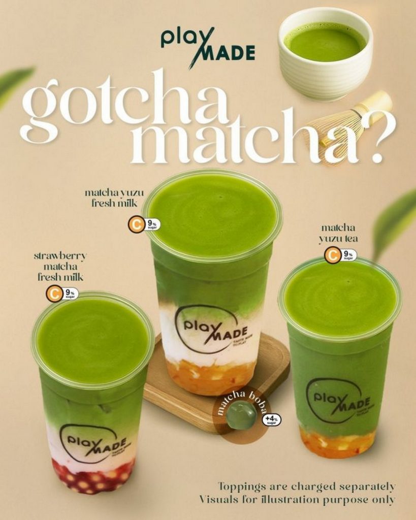 17 June 2025 onwards: Playmade Singapore – New Matcha Series Launch ...