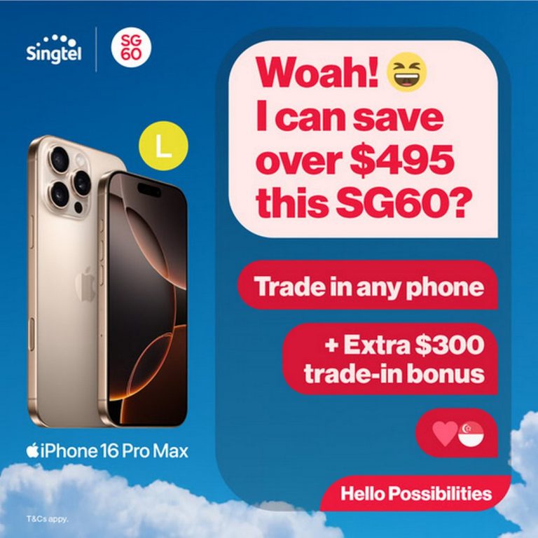 Now till 6 July 2025: Singtel SG60 iPhone Savings Bonanza – Promotion ...