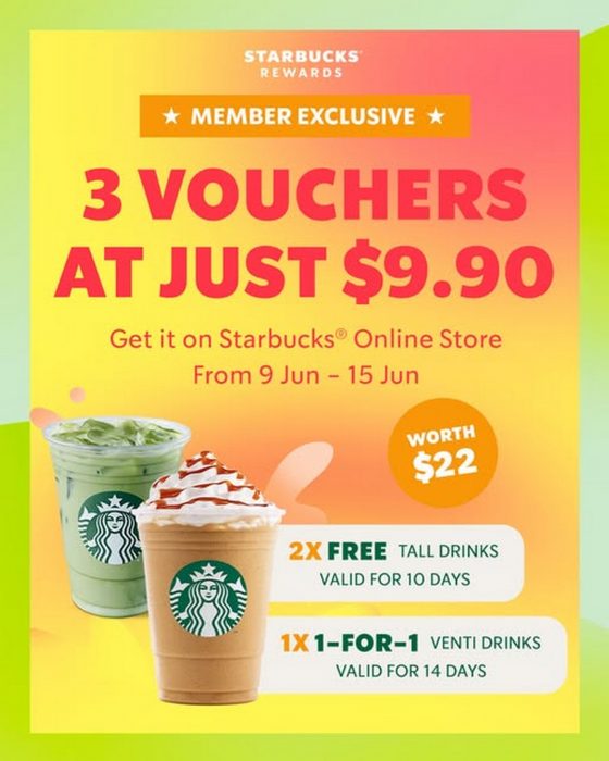 9-15 June 2025: Starbucks Singapore: Free Drinks & 1-for-1 Treats: Promotion to Perk Up Your ...