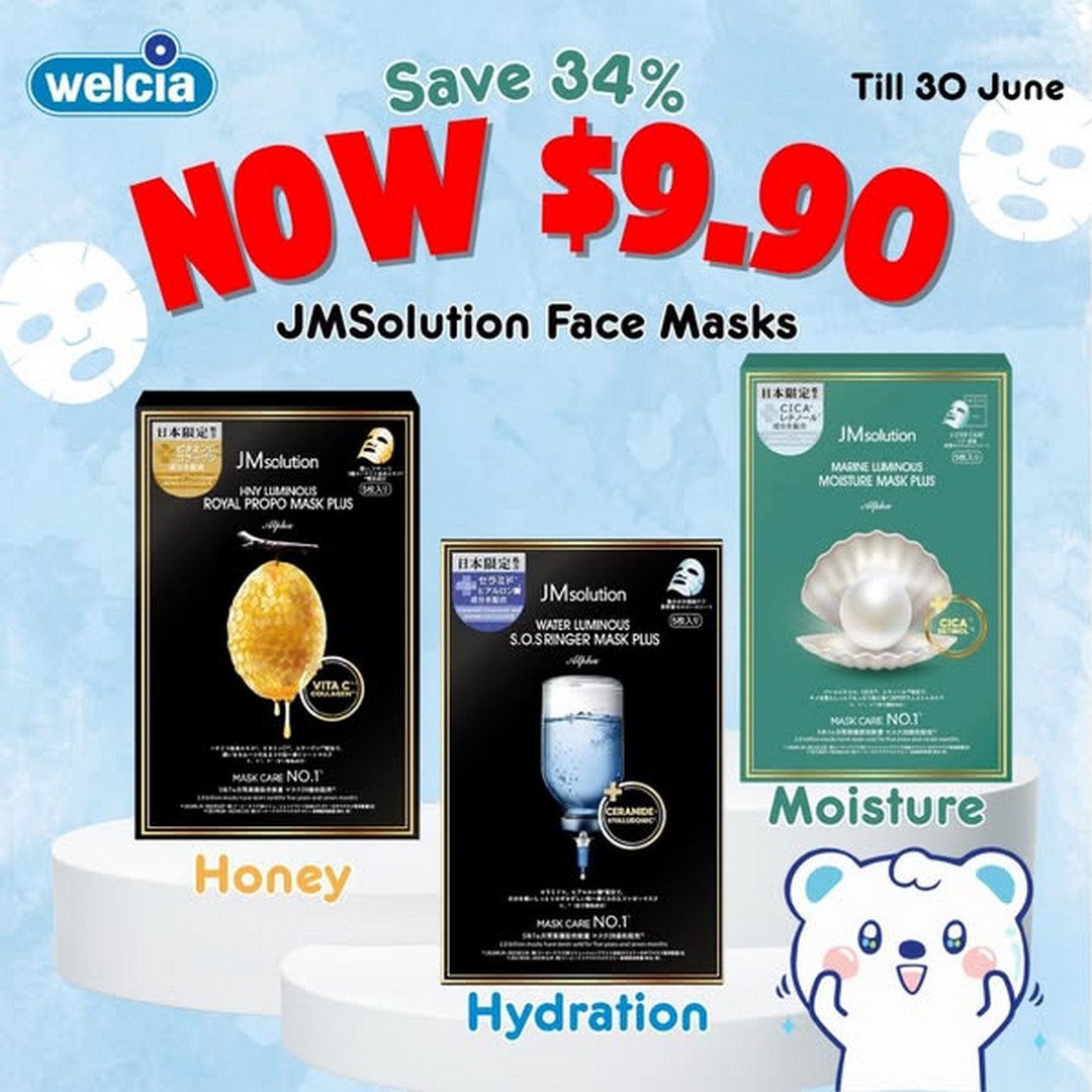 Now till 30 June 2025: Welcia Singapore – JMSolution Face Masks ...