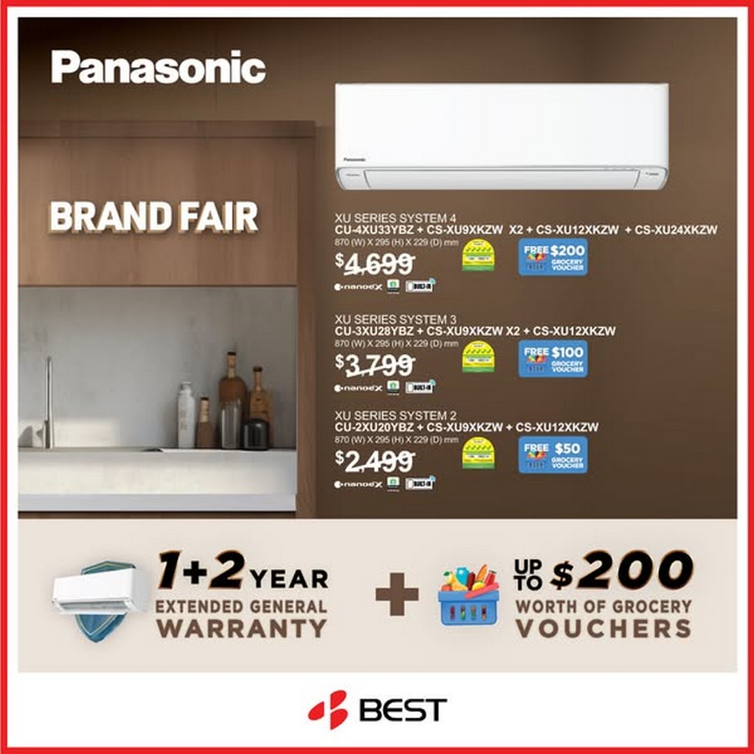 7 July 2025 onwards: BEST Denki Singapore – Panasonic Brand Fair ...
