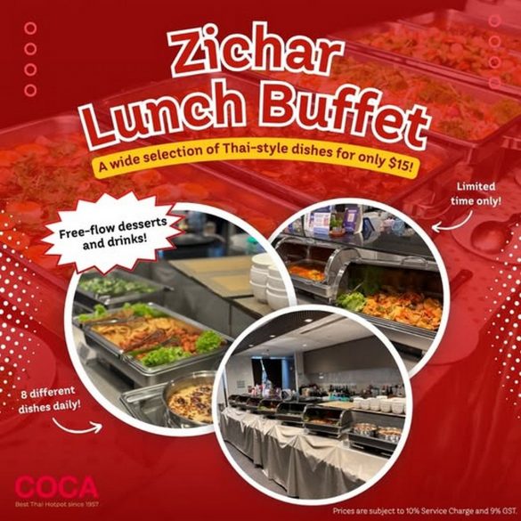 15 July 2025 onwards: COCA Restaurants Singapore: Thai-Style Lunch ...