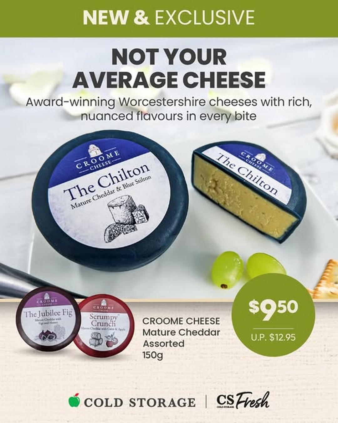 Now till 9 July 2025: Cold Storage Singapore – Croome Cheese Promotion ...