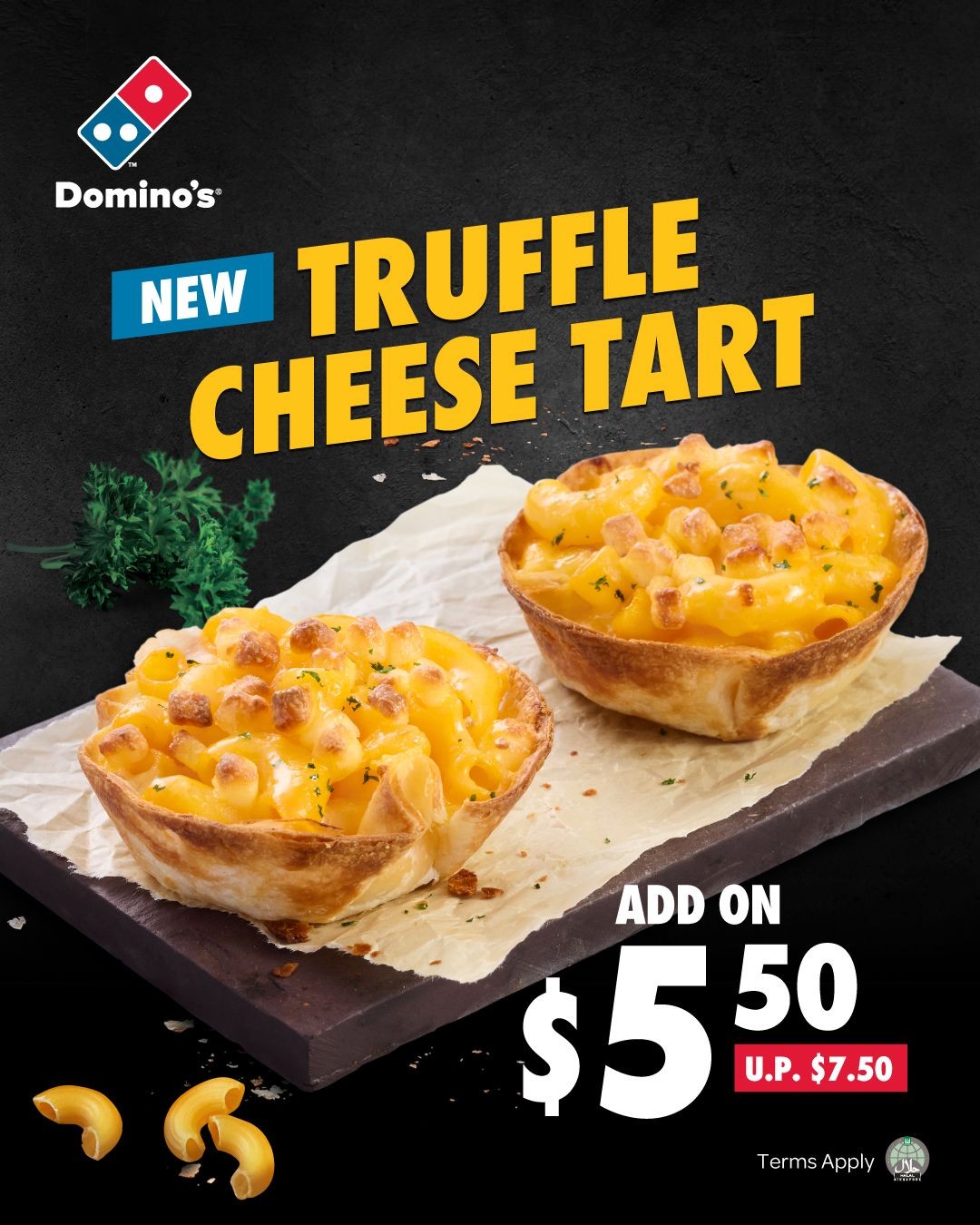 10 July 2025 onwards: Domino’s Singapore – Truffle Cheese Tart at Only ...