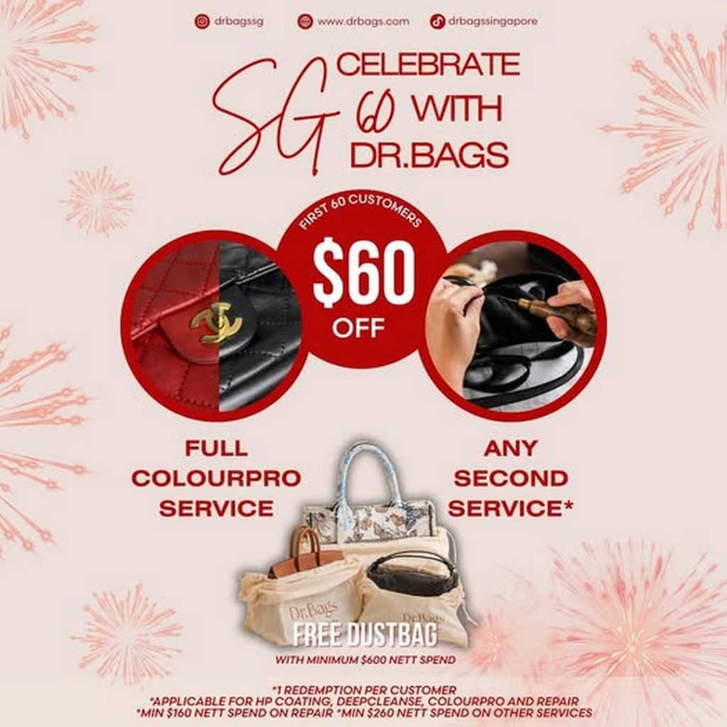 14 July–10 August 2025: DrBags, Celebrate SG60 with Premium Bag Care ...