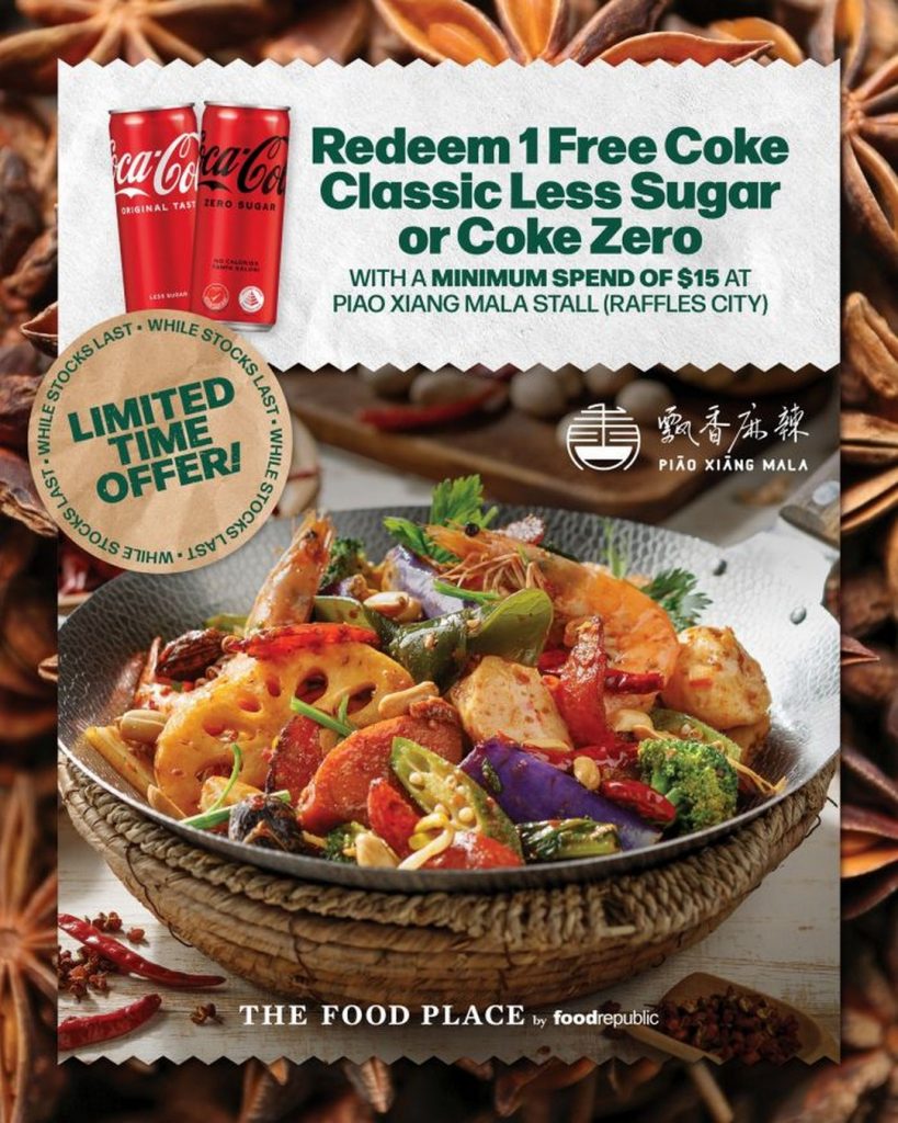 Now till 18 July 2025: Food Republic The Food Place – Enjoy a FREE Coke ...
