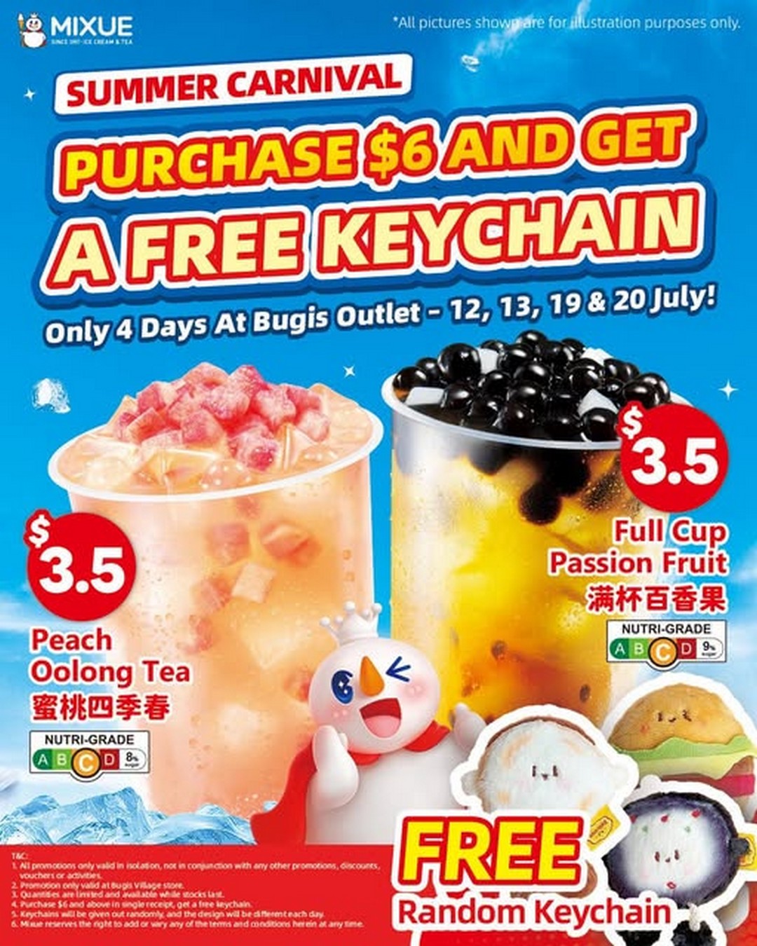 12-20 July 2025: MIXUE Singapore – Snow King’s Summer Carnival Weekend ...