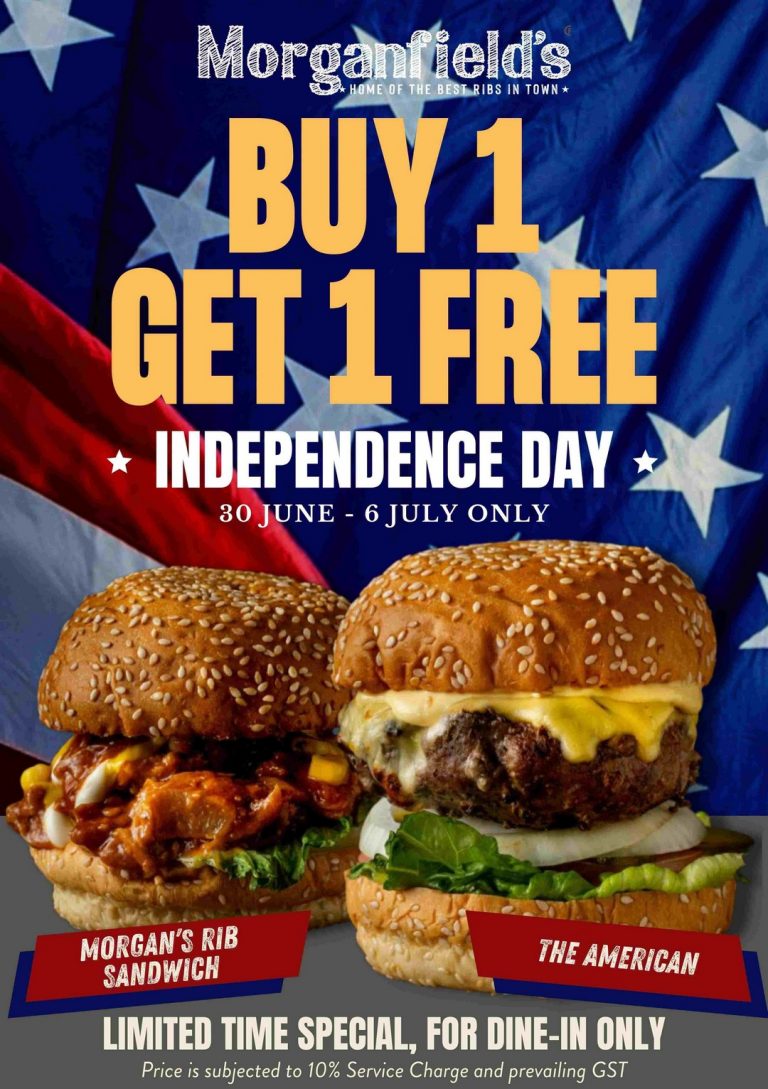 30 June–6 July 2025: Morganfield’s Independence Day 1-for-1 Burger ...