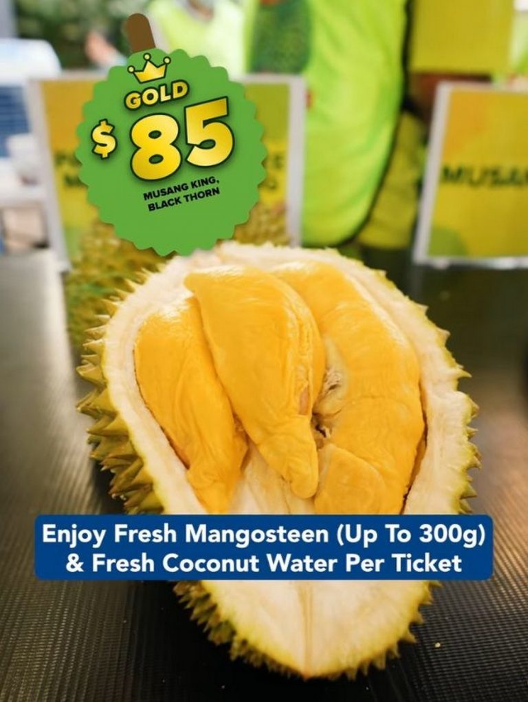 25 July–3 August 2025: NTUC FairPrice Singapore Durian Buffet at JEM ...