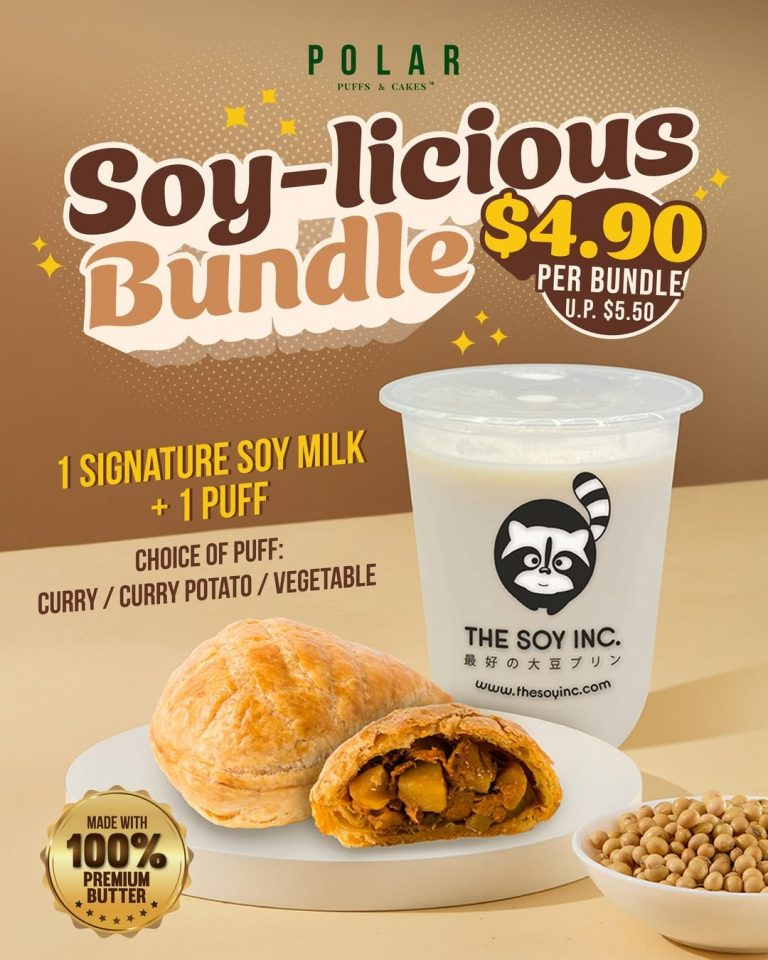 25 July 2025 onwards: Polar Puffs & Cakes Soy-licious Bundle Promotion ...