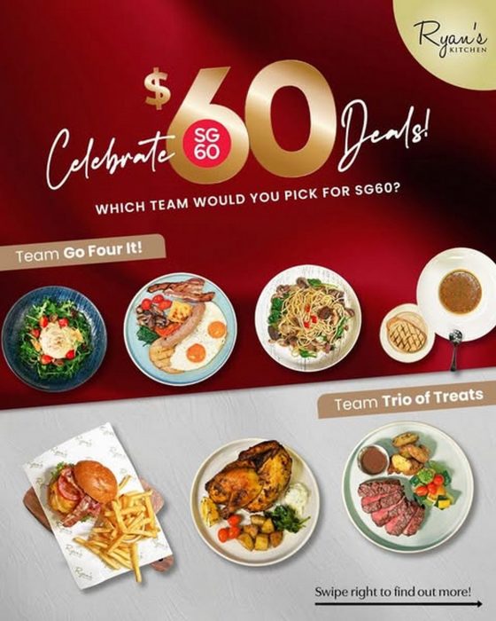 1 July–31 August 2025: Ryan's Kitchen Singapore $60 Bundle Dining ...