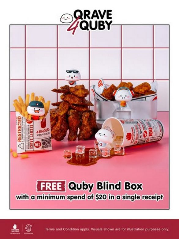 20 August 2025 onwards: 4Fingers Crispy Chicken Quby Blind Box ...