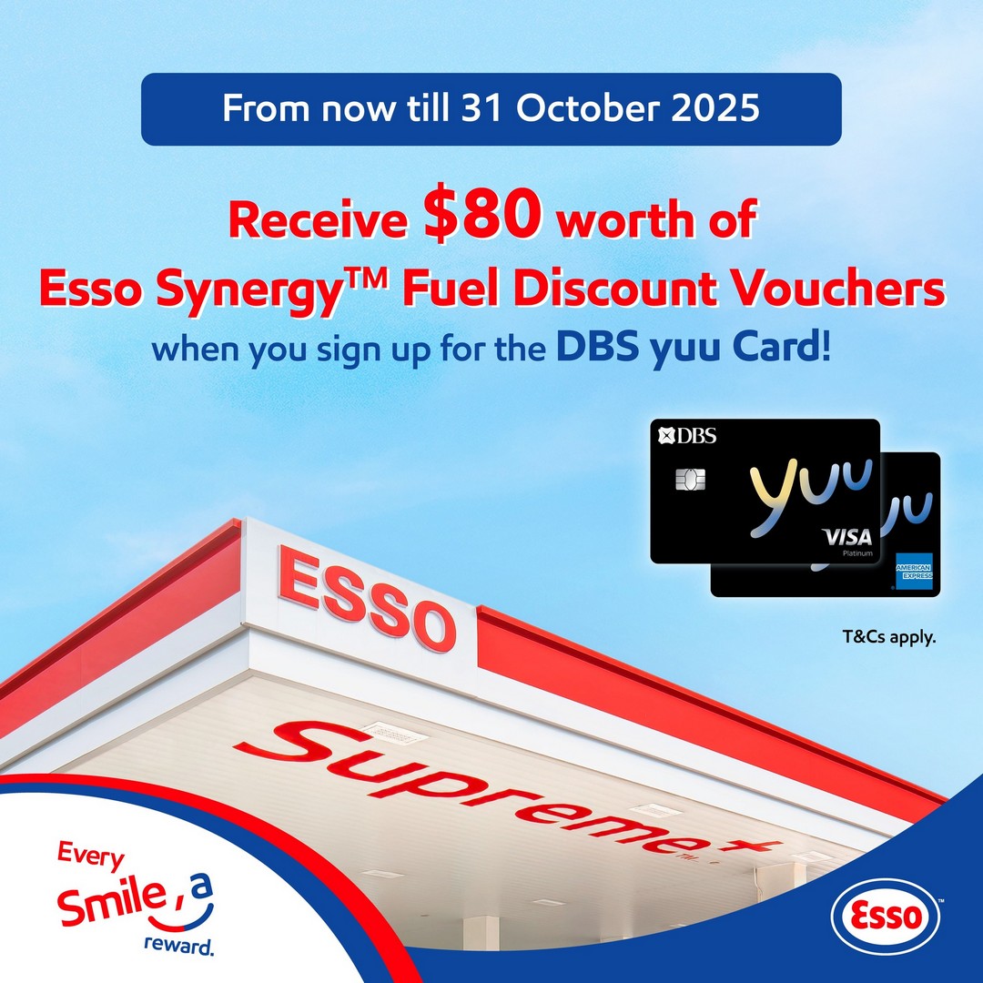 Now till 31 October 2025: Esso Singapore – DBS yuu Card Fuel Voucher ...