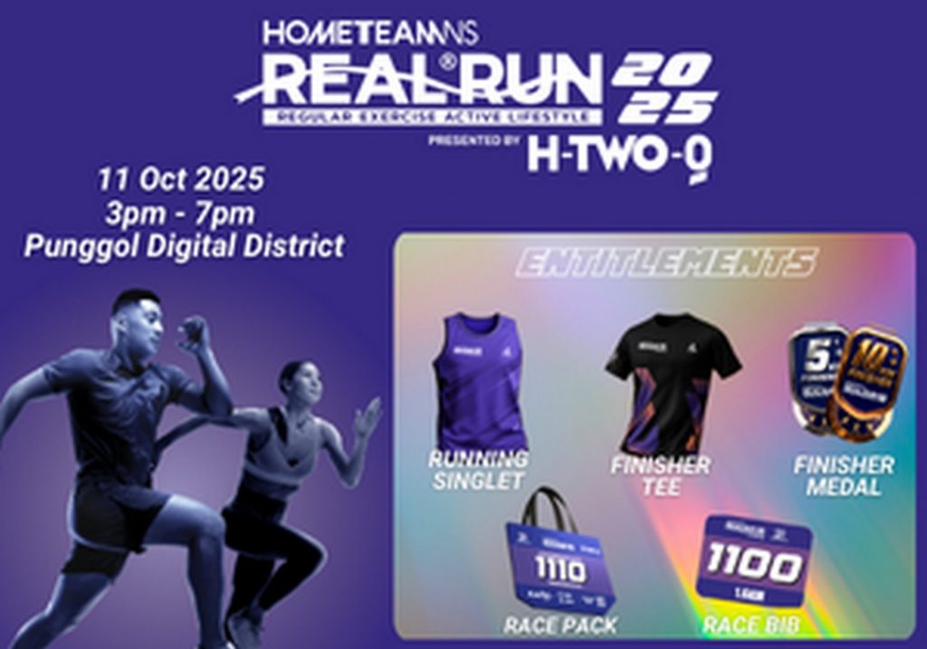 15 August-18 September 2025: HomeTeamNS REAL® Run 2025: Up to $10 Off ...