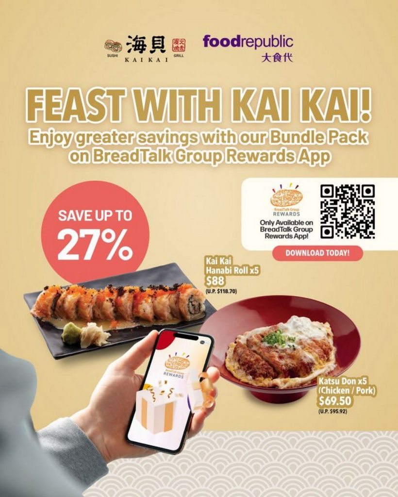 15 August-30 September 2025: Kai Kai Sushi & Grill: Weekday 1-for-1 ...