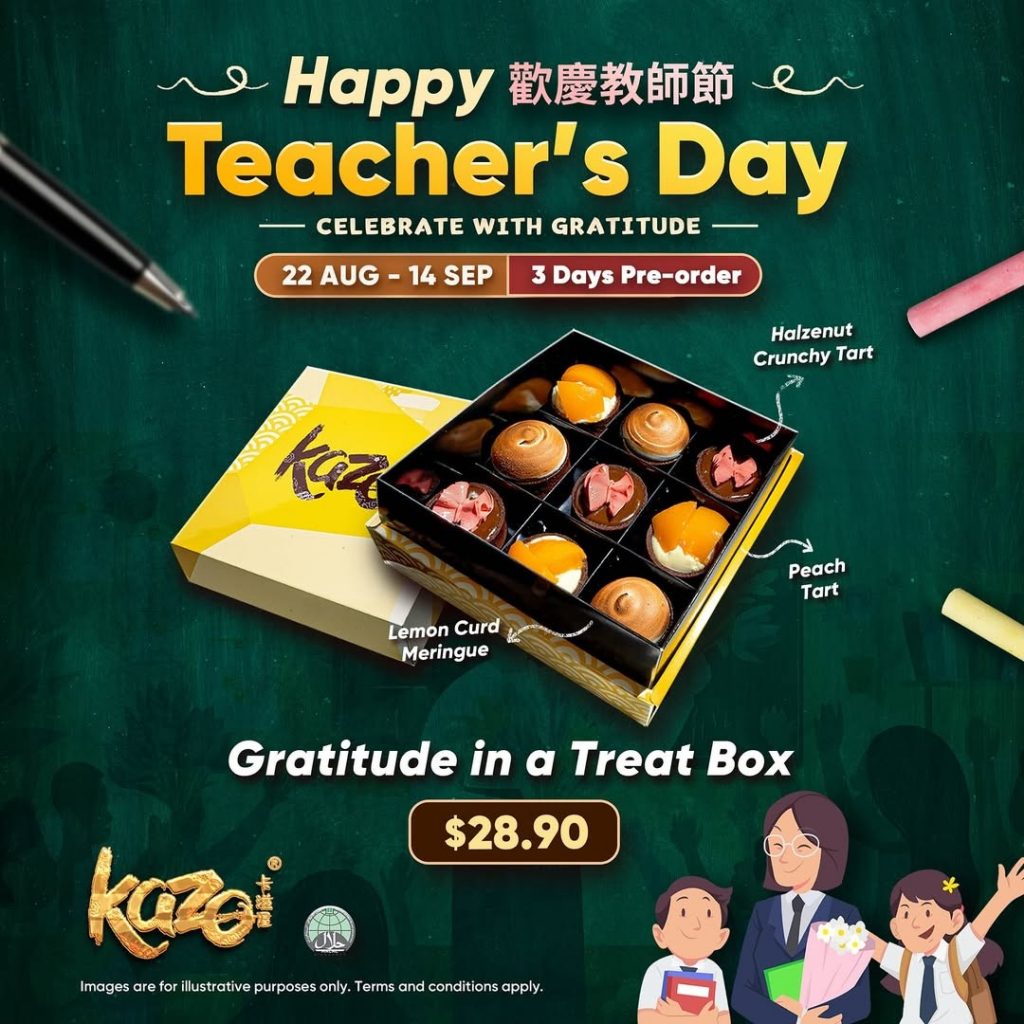 22 August–14 September 2025: Kazo Singapore Teacher’s Day Gratitude ...