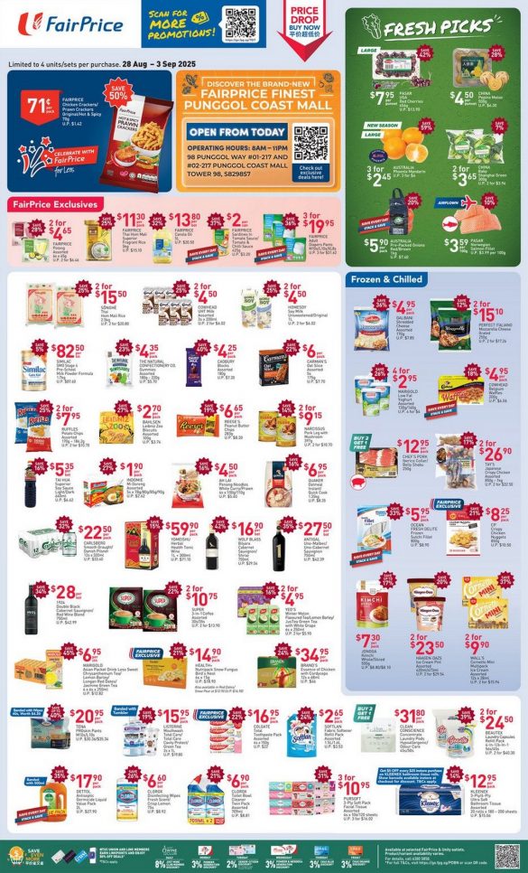 28 August-3 September 2025: NTUC FairPrice Weekly Must Buy Deals ...