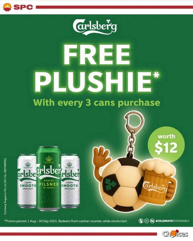 1 August–30 September 2025: SPC Singapore – Carlsberg Beer Plushie ...