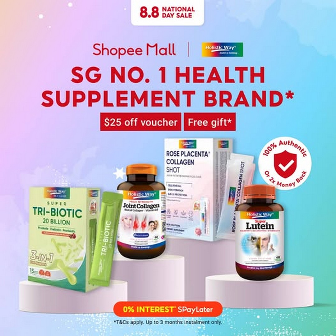 8 August 2025: Shopee – $25 Off Holistic Way Health Supplements + Free ...