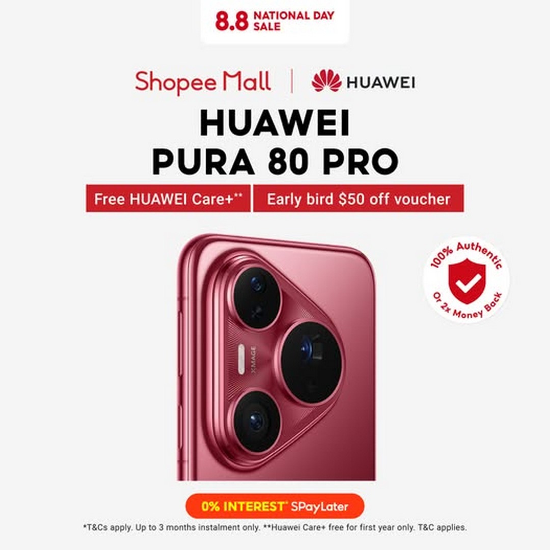 8 August 2025: Shopee – Huawei Pura 80 Series Launch with FREE HUAWEI ...