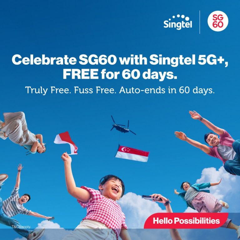 Now till 31 August 2025: Singtel – 60 Days Free 5G+ Priority Experience Trial: Promotion with ...