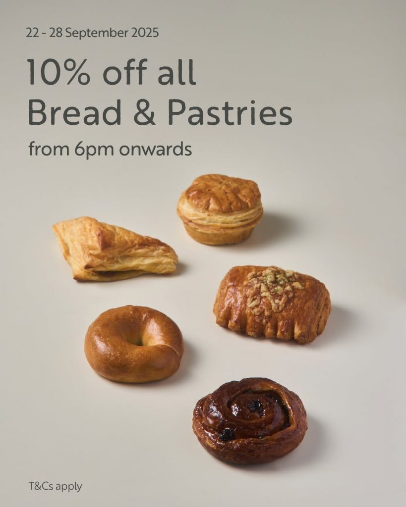 22-28 September 2025: Cedele: Members Enjoy 10% Off All Breads ...