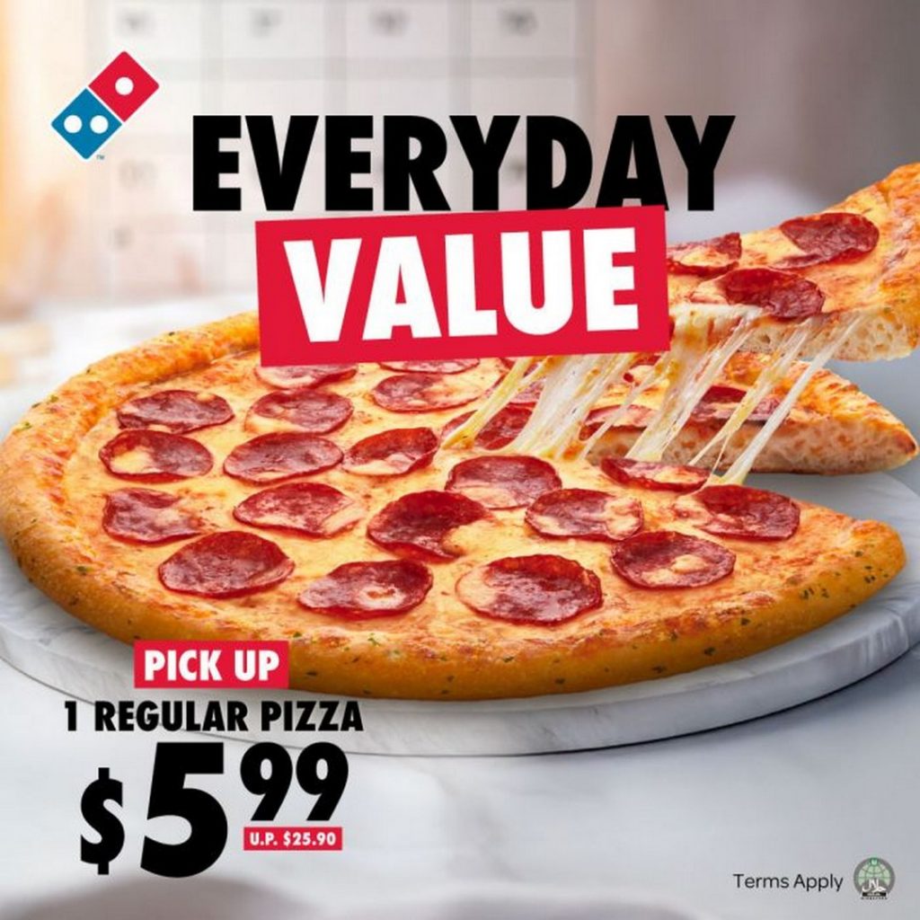 30 September 2025 onwards: Domino’s Singapore Everyday Value Pizza ...