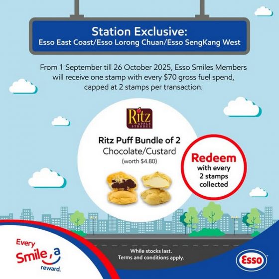 1 September-26 October 2025: Esso Singapore: Tasty Treats Redemption ...