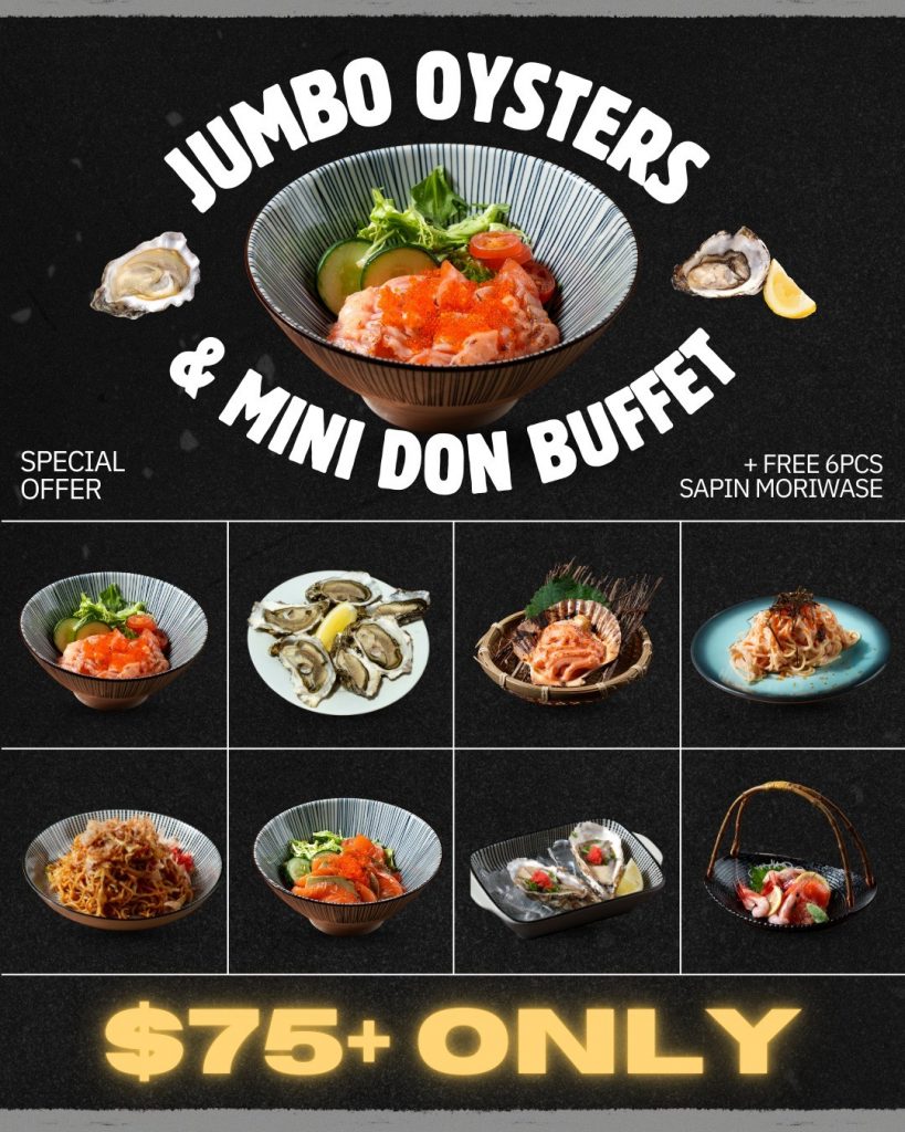 25 September 2025 onwards: KAKUREGA (THE LAIR): Jumbo Oysters & Mini ...