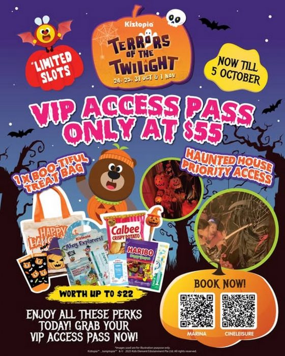 24 October-1 November 2025: Kiztopia Singapore: Terrors of the Twilight ...
