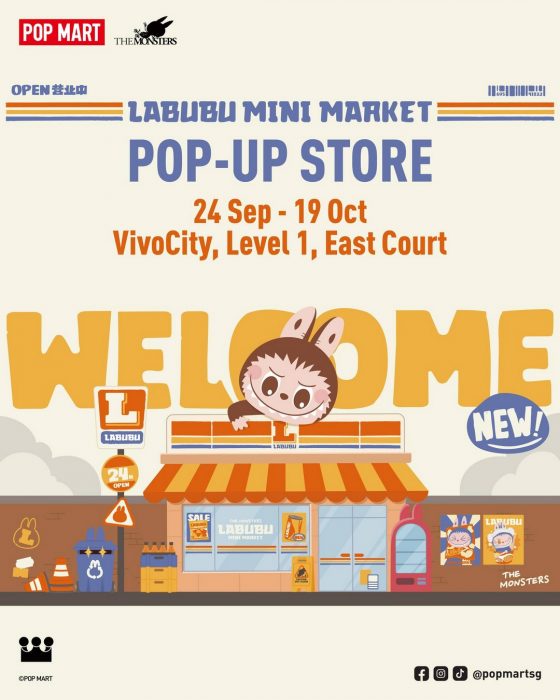24 September–19 October 2025: LABUBU Mini Market Pop-Up Store at ...