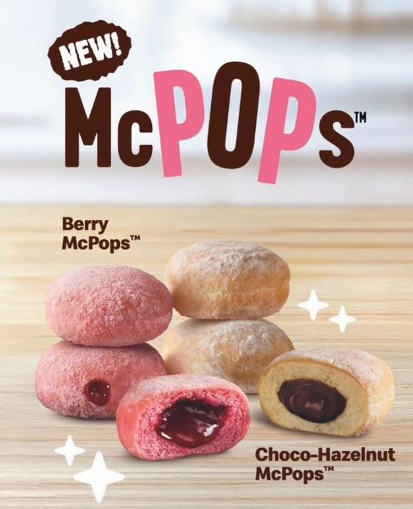 26 September 2025 onwards: McDonald’s McPops™ Berry & Choco-Hazelnut ...