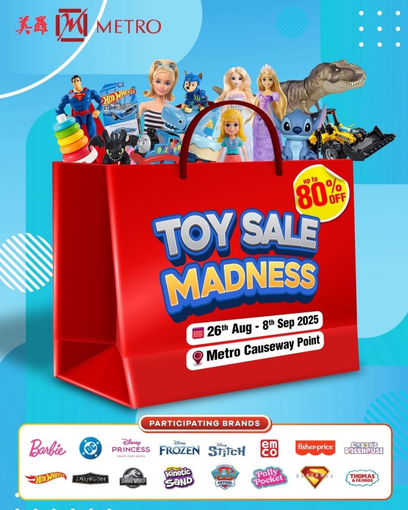 1-8 September 2025: Metro: Toy Sale Madness – Up to 80% OFF on Toys ...