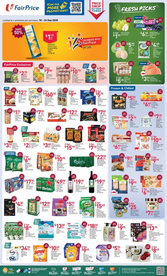 18-24 September 2025: NTUC FairPrice Weekly Must Buy Deals Promotion at ...