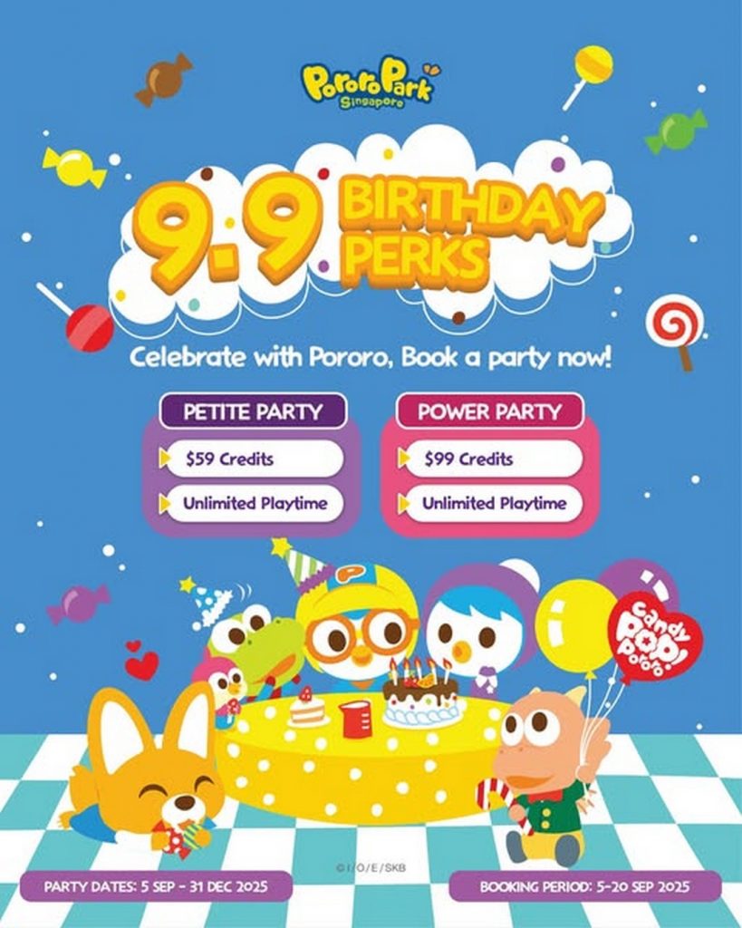 5-20 September 2025: Pororo Park Singapore: Birthday Party Specials ...