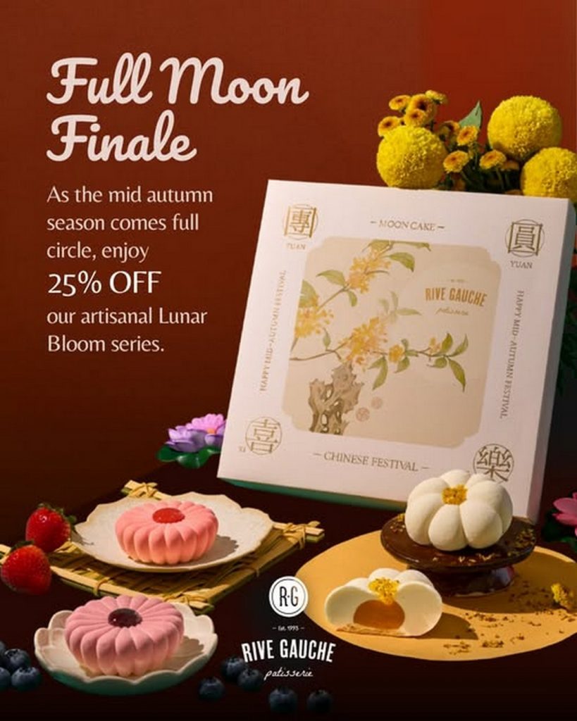30 September 2025 onwards: Rive Gauche Singapore: Lunar Bloom Mousse ...