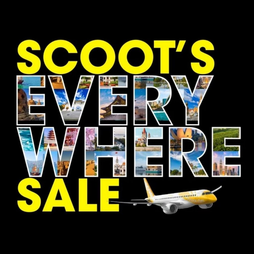 Now till 7 September 2025: Scoot Everywhere Sale with Fares from $70 – Promotion Across 60 ...