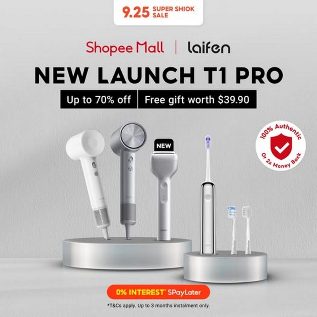 29 September 2025 onwards: Shopee T1 PRO Launch Promotion with Up to 70 ...