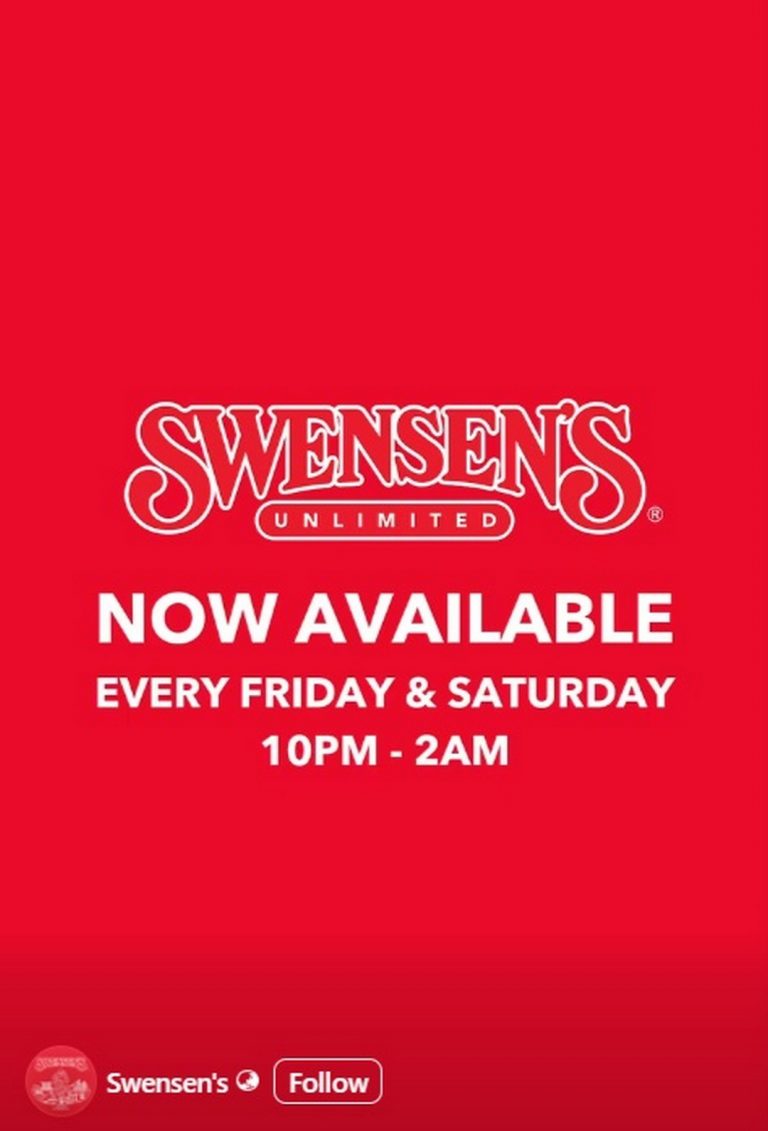 5 September 2025 onwards: Swensen’s Singapore Unlimited Supper Feast ...