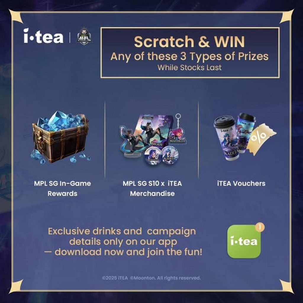 1 October 2025 onwards: iTEA Singapore x MPL SG Collab Drinks ...