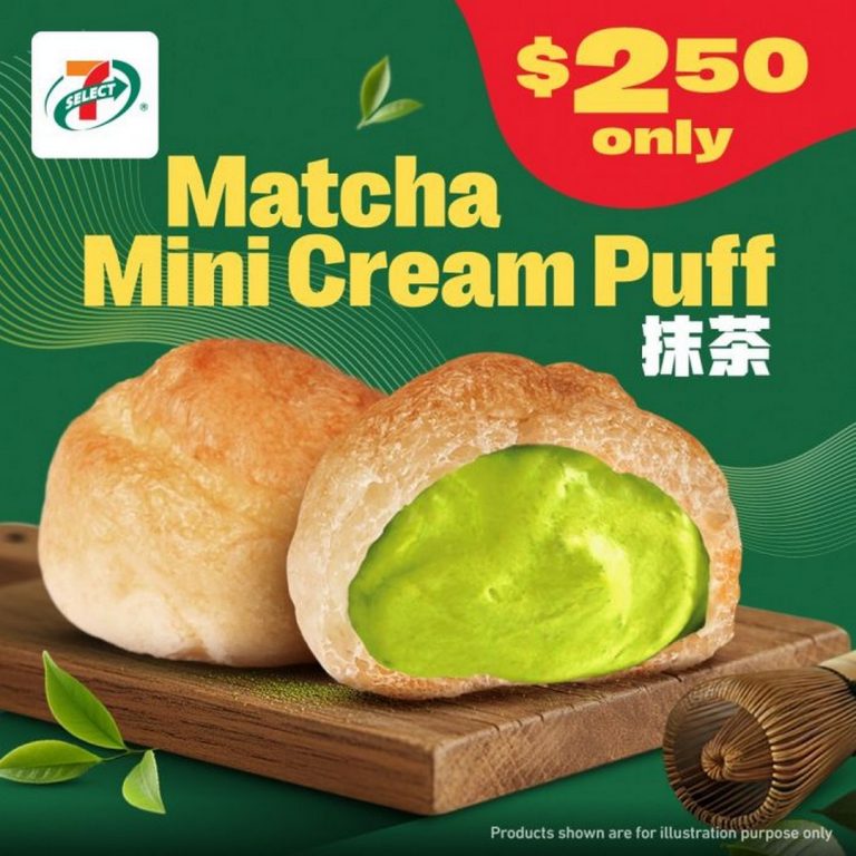 17 October 2025 onwards: 7-Eleven Matcha Mini Cream Puff Promotion ...
