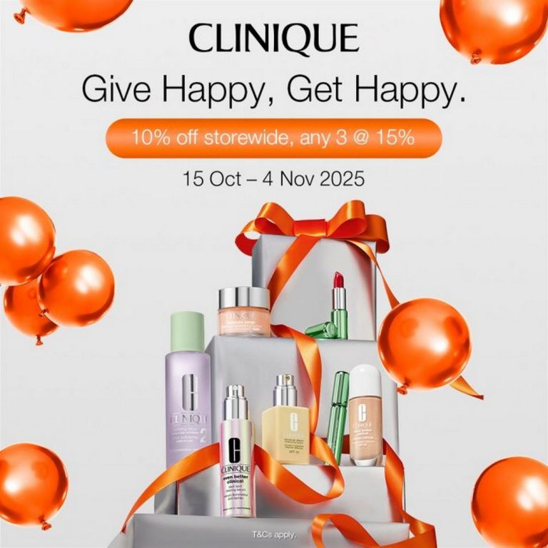 15 October-4 November 2025: BHG Clinique Promotion: 10% Off Storewide ...