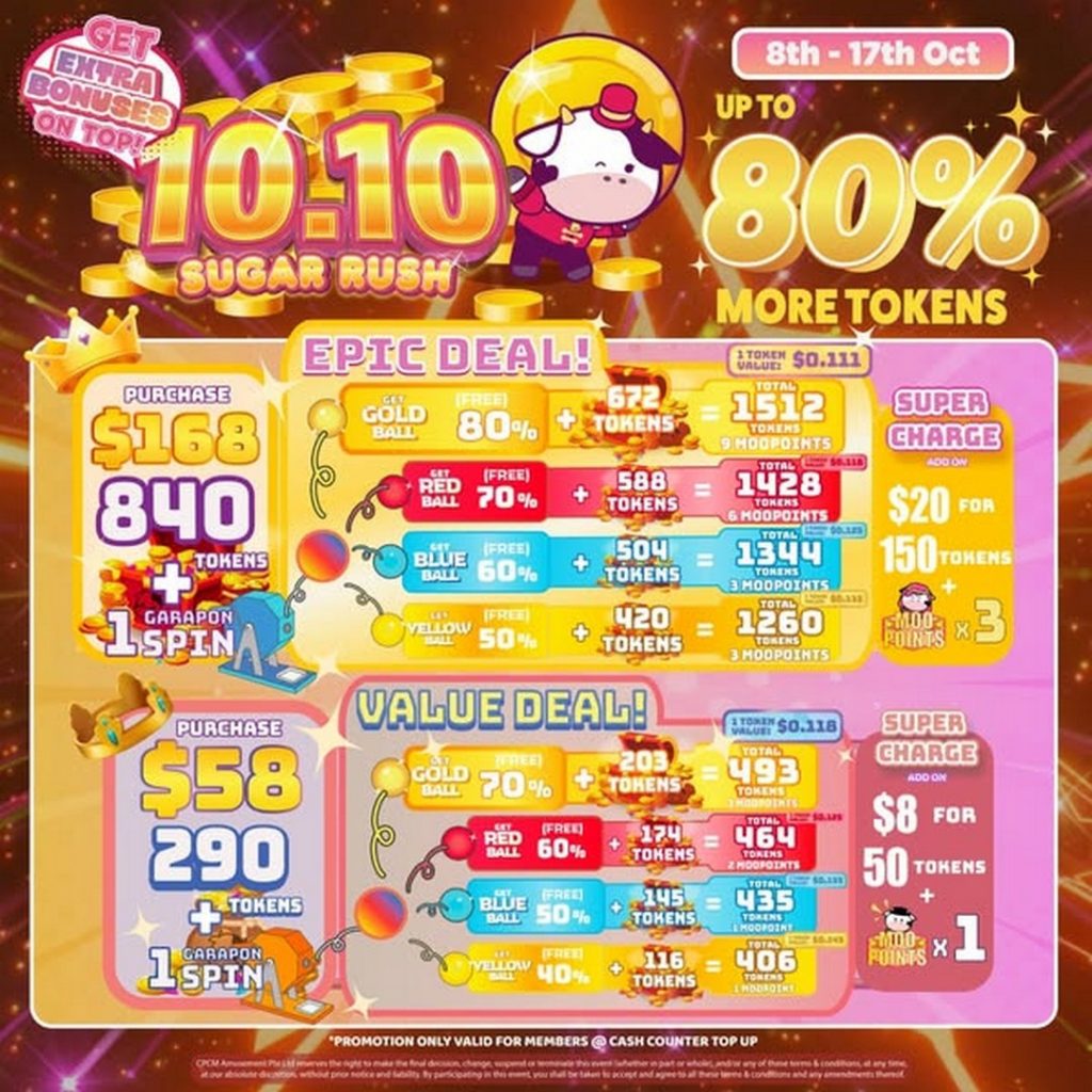 8-17 October 2025: Cow Play Cow Moo: 10.10 Epic Deals Promotion – Top ...
