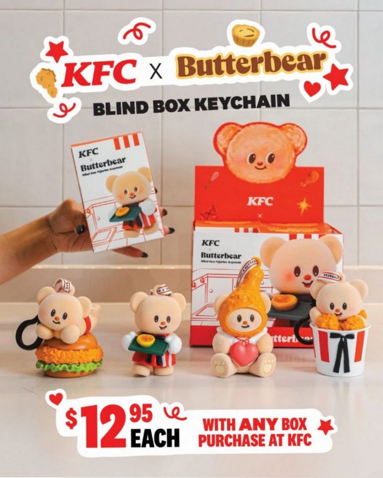 28 October 2025 onwards: KFC Singapore: KFC x Butterbear Collectible Keychains Promotion ...