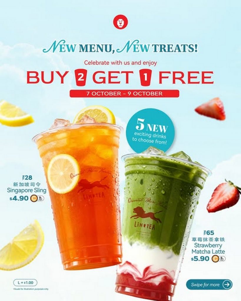 7-9 October 2025: LiHO Singapore: New Menu Launch & Buy 2 Get 1 Free ...
