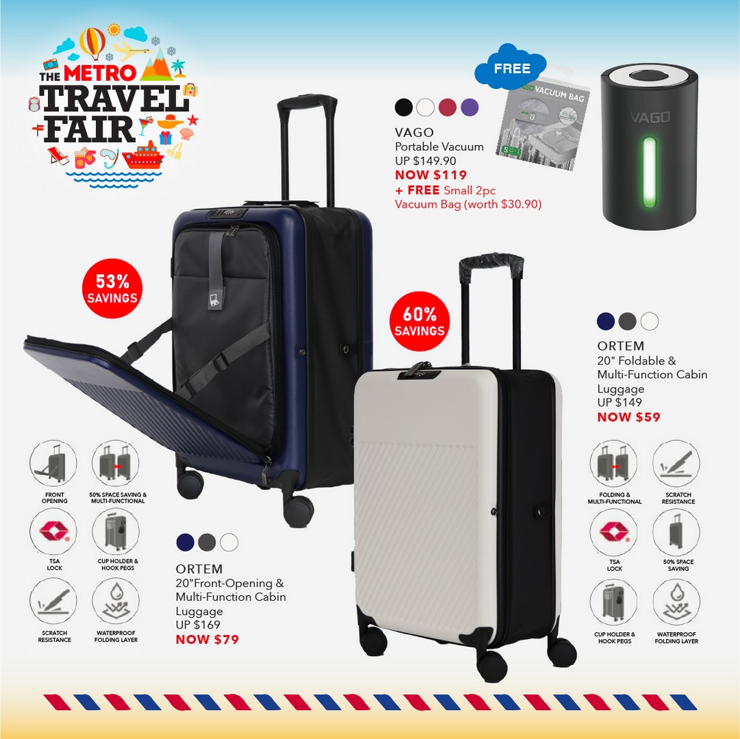 Now till 2 November 2025: METRO Singapore Travel Fair – Up to 70% Off ...