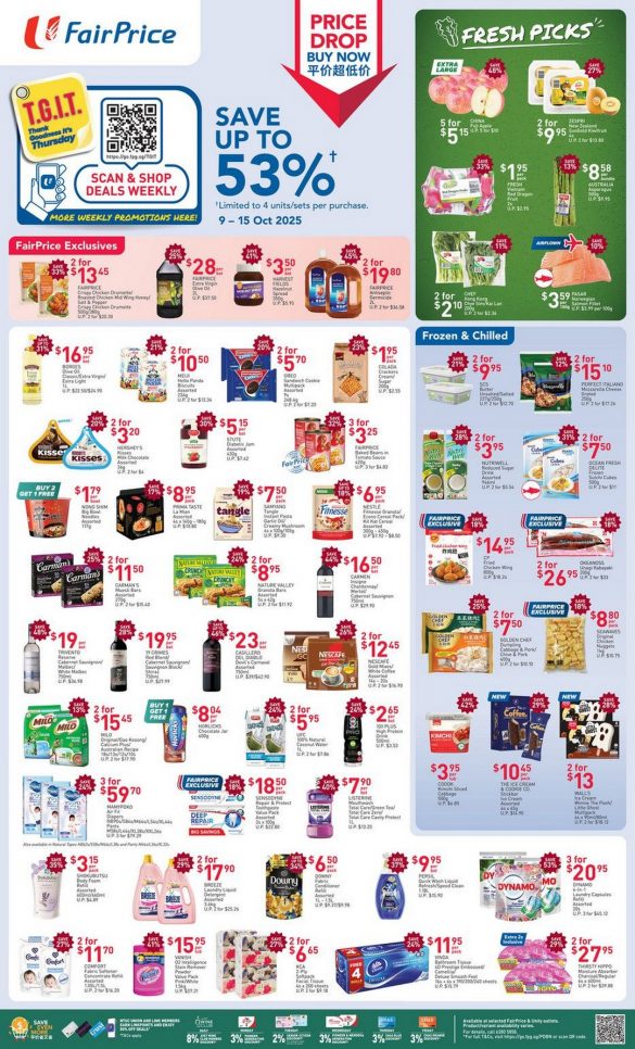 9-15 October 2025: NTUC FairPrice: Must Buy Deals: Weekly Promotion on ...