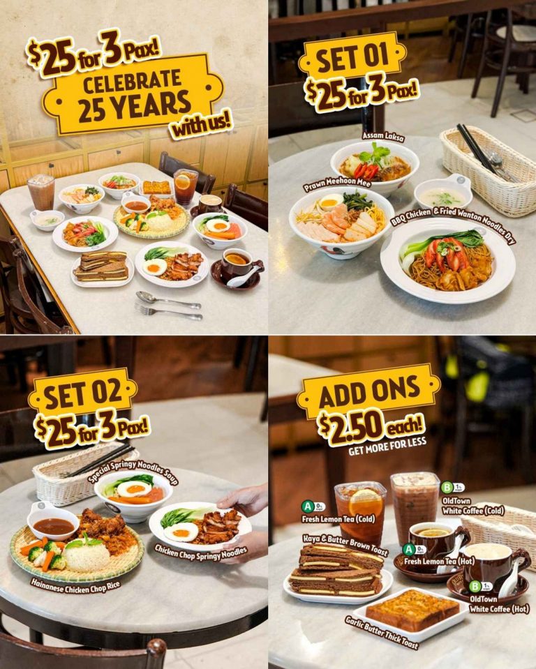 15 October 2025 onwards: OLDTOWN White Coffee: 25th Anniversary Curated ...
