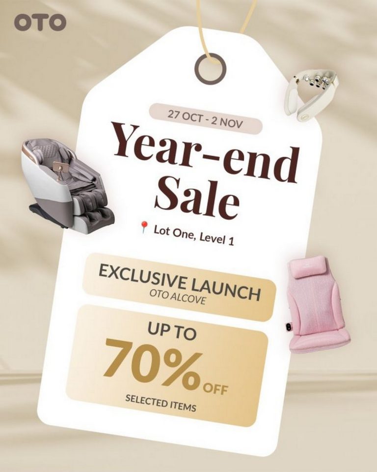 27 October–2 November 2025: OTO Year-End Sale: Up to 70% Off Wellness ...